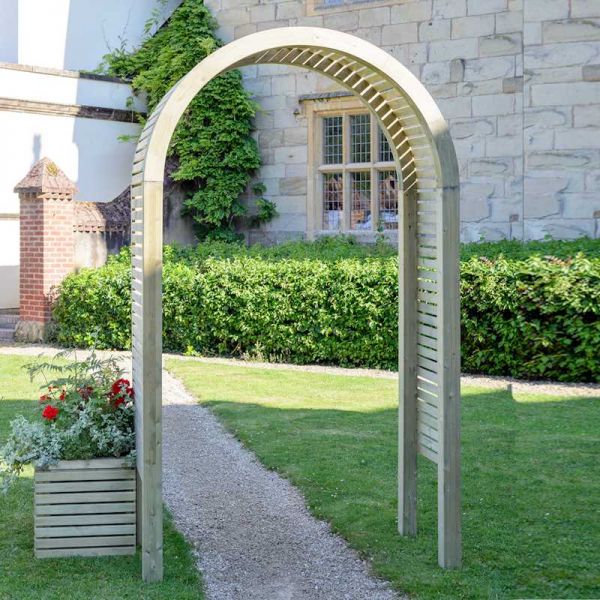 Grange Contemporary Arch Green - One Garden