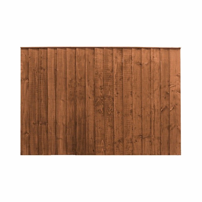 4ft x 6ft Featheredge Pressure Treated Fence Panel - One Garden