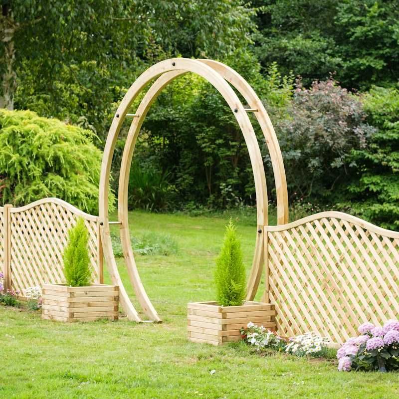 Grange Free Standing Flower Circle (with Bolt Down Brackets) - One Garden