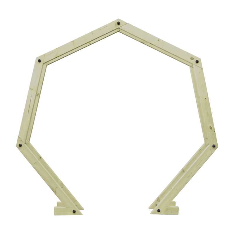 Grange Hexagon Moon Gate - One Garden