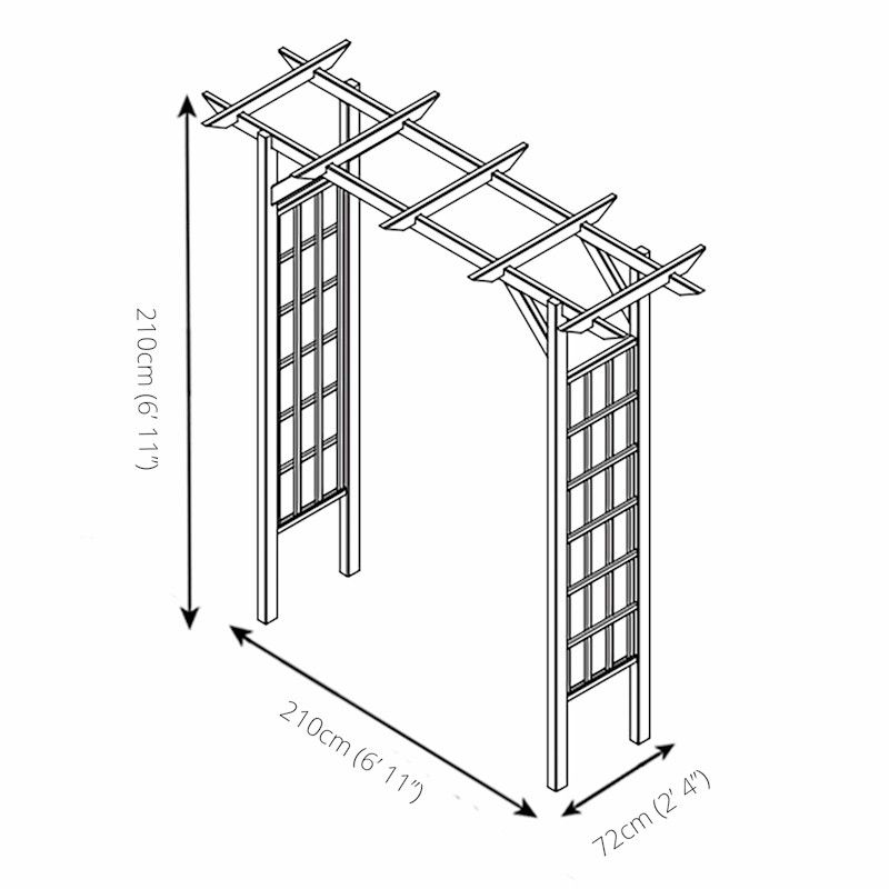 Mercia Flat Top Arch - One Garden
