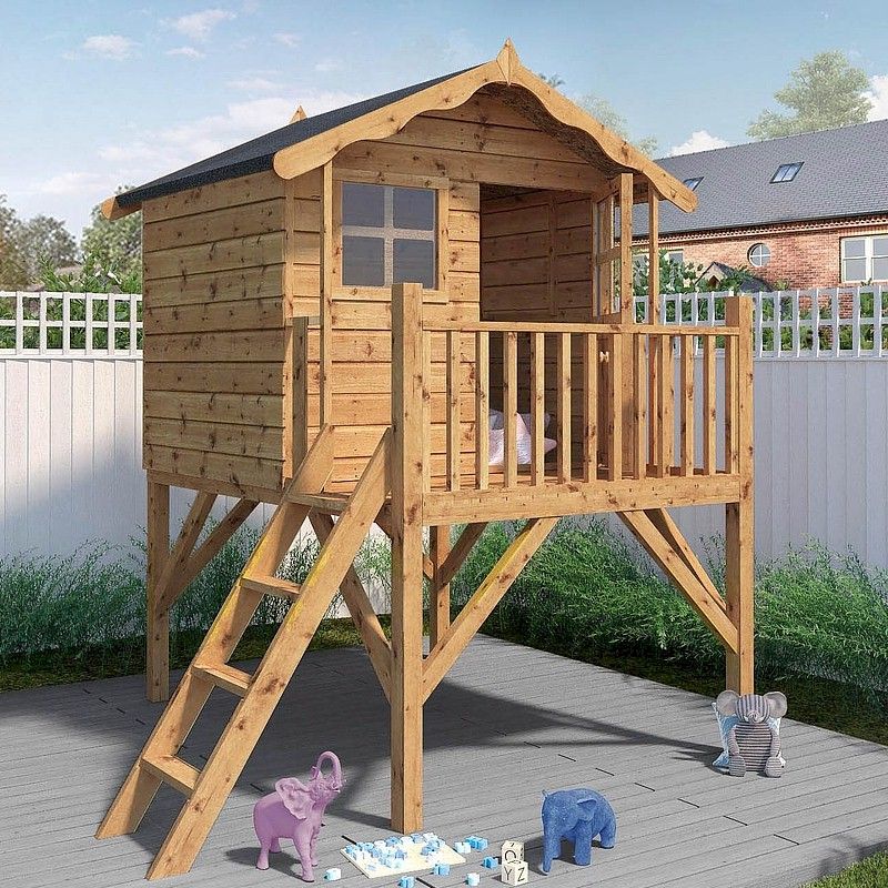 Mercia Poppy Tower Playhouse - One Garden