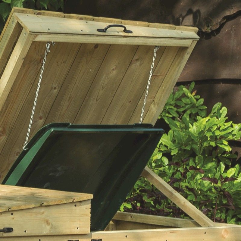 Rowlinson Apex Bin Store - One Garden