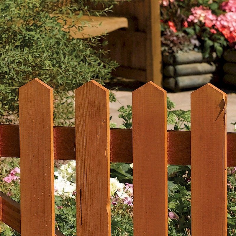 Rowlinson Picket Fence 3ft x 6ft - One Garden