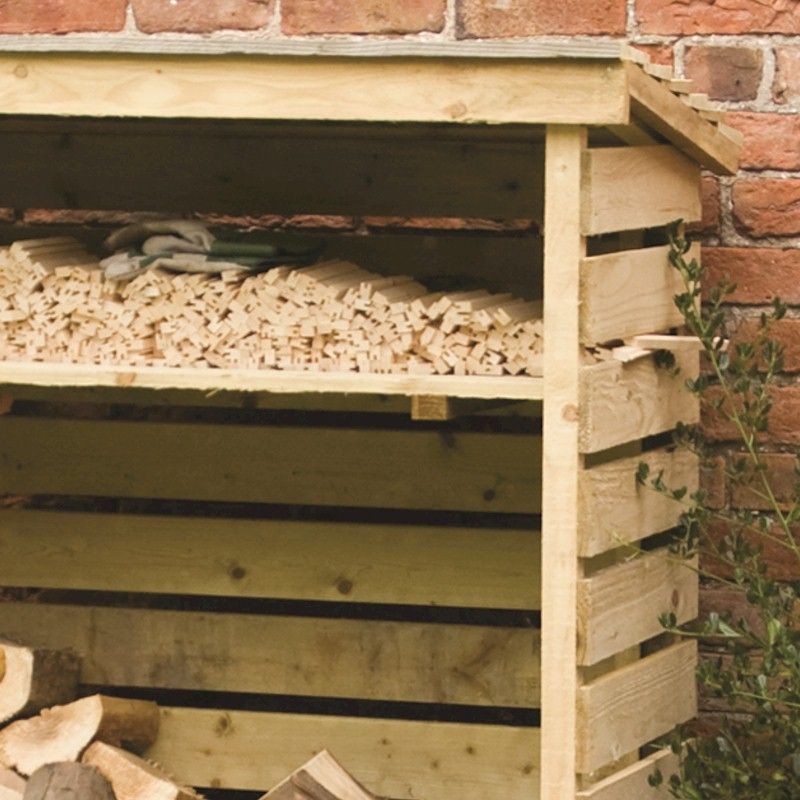 Rowlinson Small Log Store - One Garden