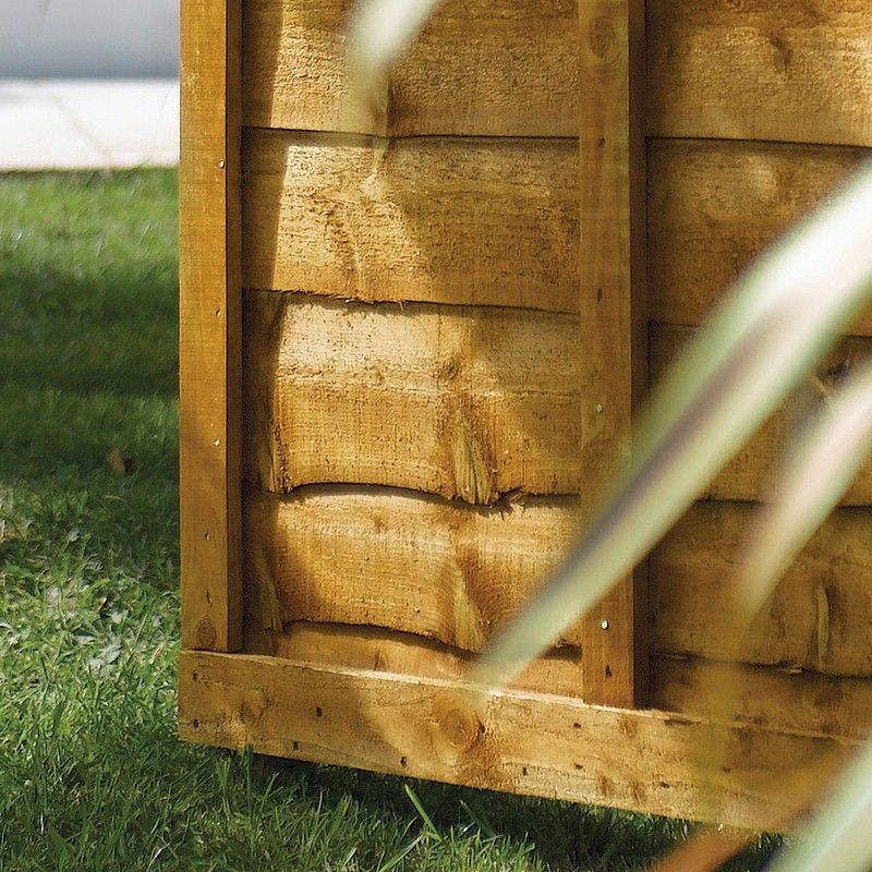 Rowlinson Traditional Lap Gate Pressure Treated 6ft x 3ft - One Garden