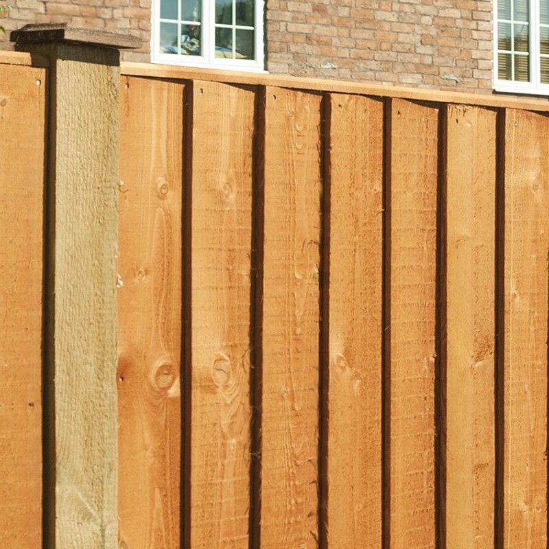 Rowlinson Vertical Board Panel Dip Treated 3ft x 6ft - One Garden