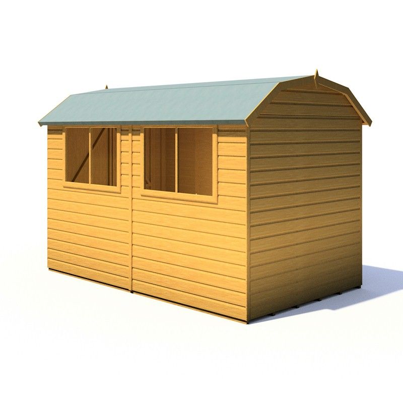 Shire Barn Shed 10x6 with Double Doors - One Garden