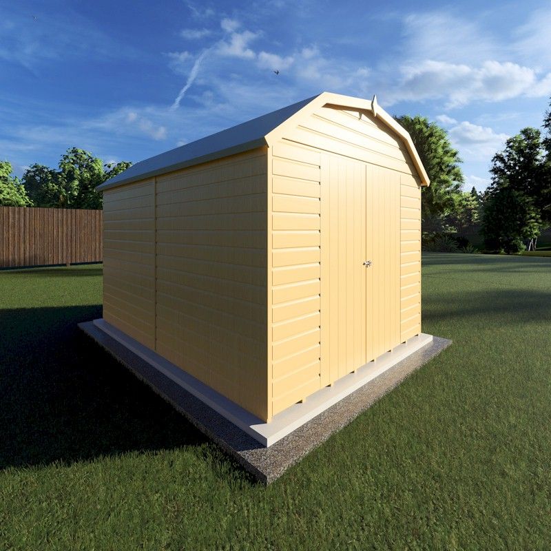 Shire Barn Shed 10x8 with Double Doors - One Garden