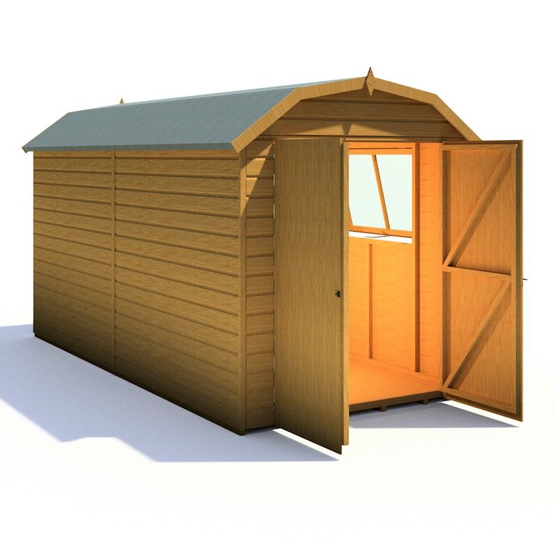 Shire Barn Shed 12x6 with Double Doors - One Garden