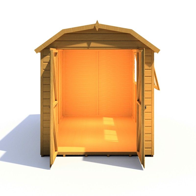 Shire Barn Shed 12x6 with Double Doors - One Garden