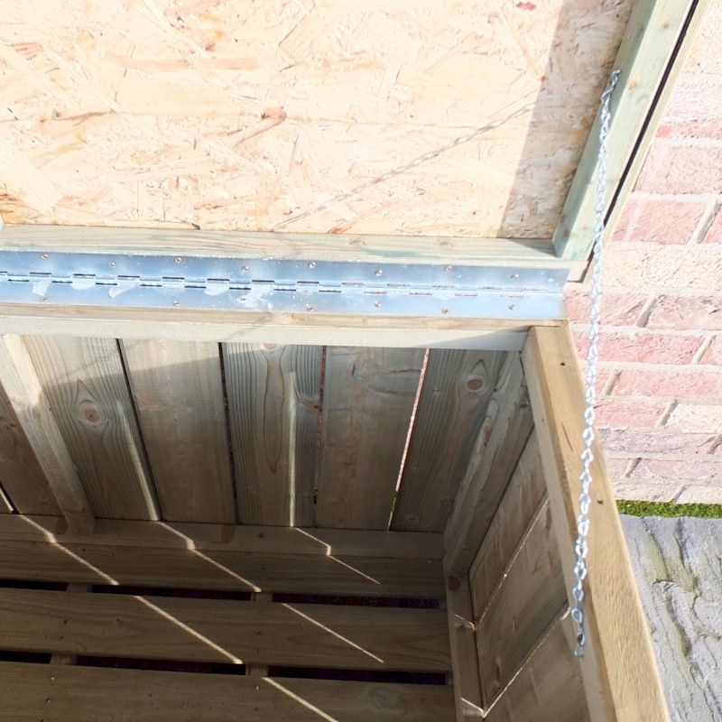 Shire Planed Log Box - One Garden