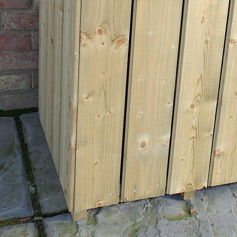 Shire Planed Log Box - One Garden