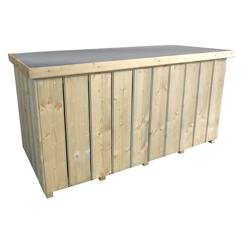 Shire Planed Log Box - One Garden