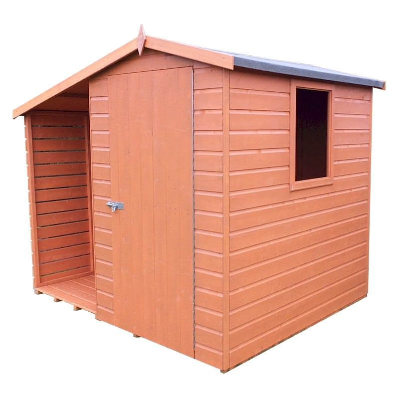 Shire Shed & Log Store 7x6 - One Garden