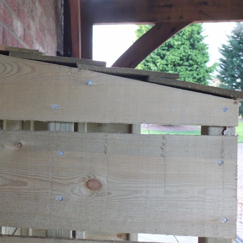 Shire Tall Wall Log Store - One Garden