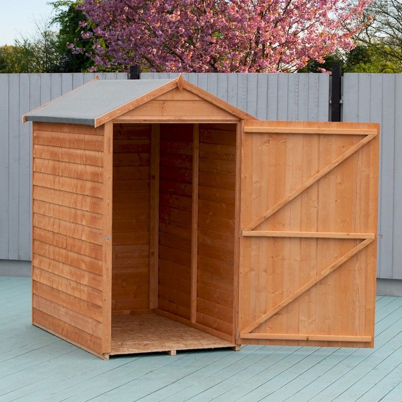Shire Value Overlap Apex Shed 3x5 - One Garden