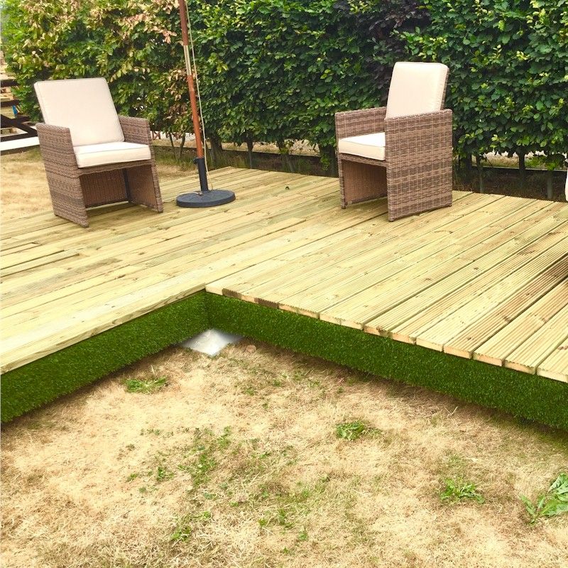 Swift Deck Complete Corner Decking Kit 4.75m x 4.7m - One Garden