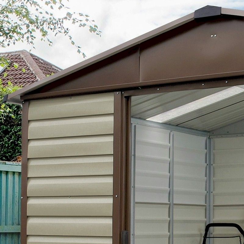 Yardmaster Shiplap 106TBSL Metal Shed with Floor Support Frame 2.85 x 1 ...