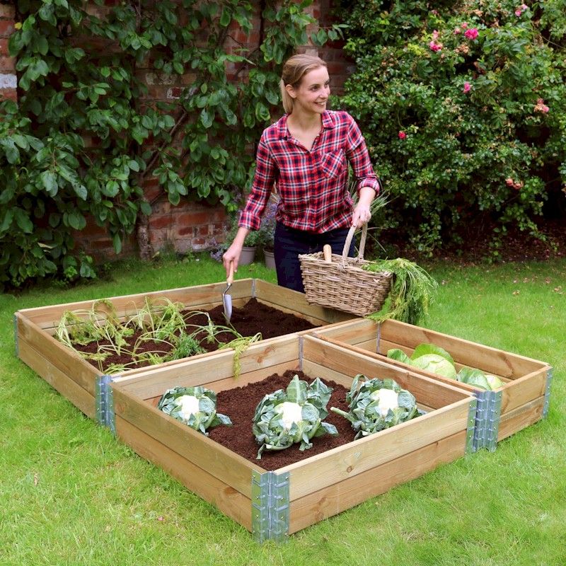 Zest 3 Tier Stackable Raised Bed - One Garden