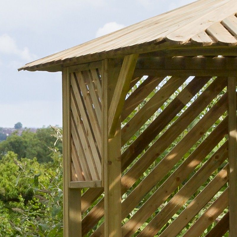 Zest Brighton Corner Arbour - One Garden
