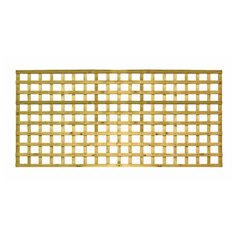 Zest County Square Trellis 3ft x 6ft 3-Pack - One Garden