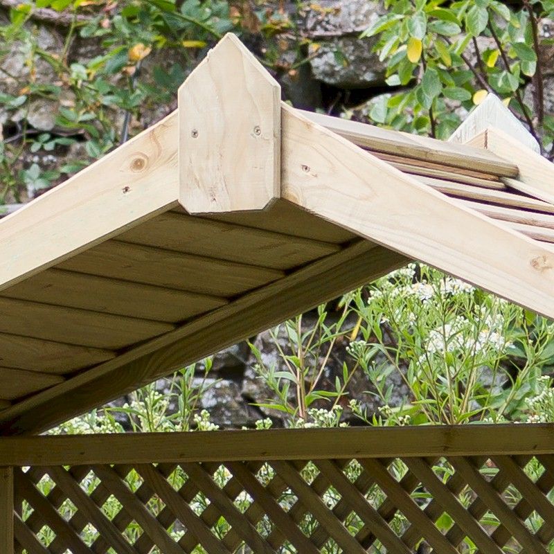 Zest Dorset Arbour with Storage Box - One Garden