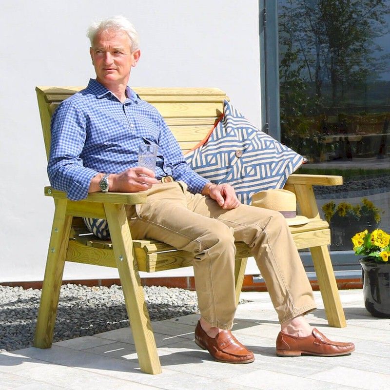 Zest Freya 2-Seater Bench - One Garden