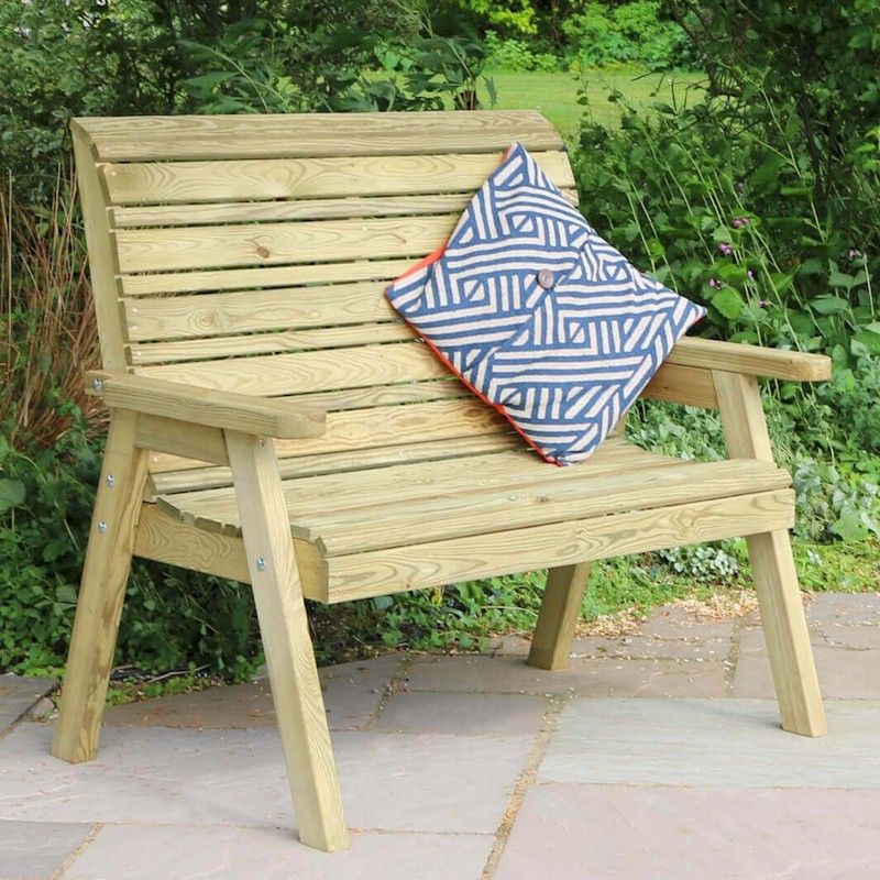Zest Freya 2-Seater Bench - One Garden