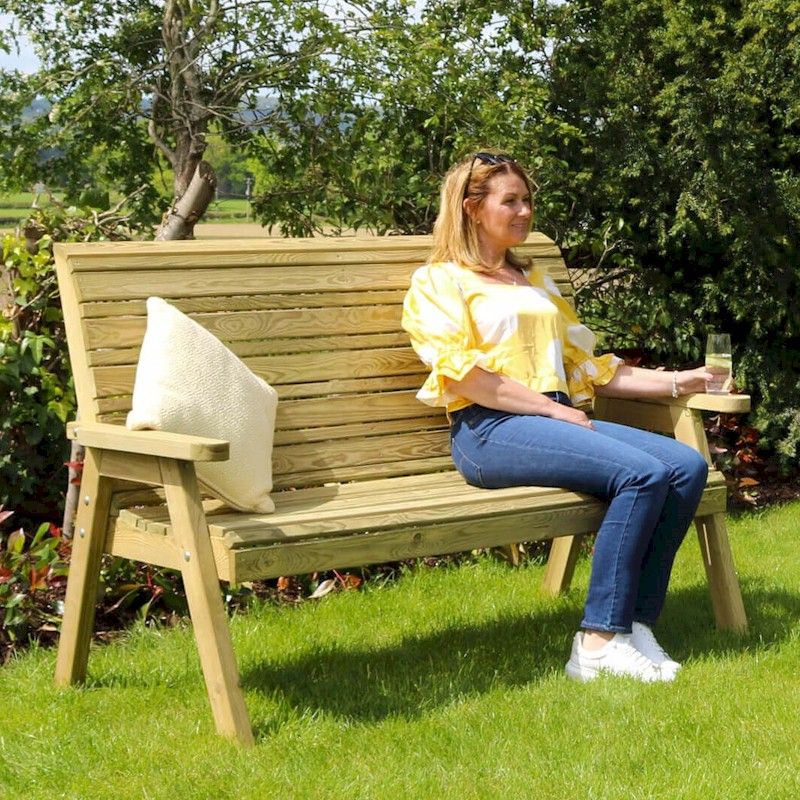 Zest Freya 3-Seater Bench - One Garden