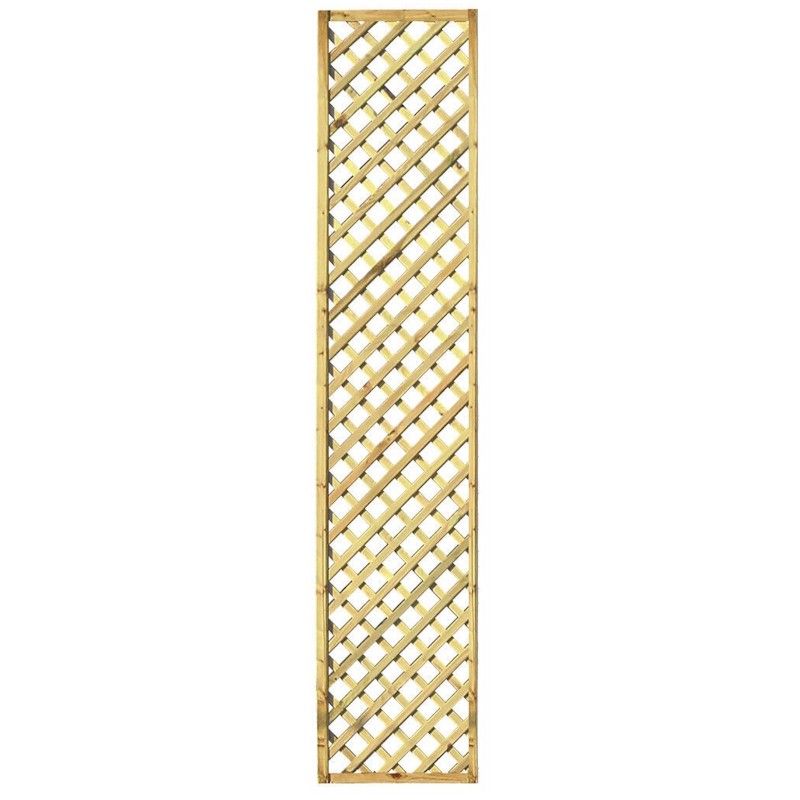 Zest Hillside Diamond Trellis 1ft x 6ft - 3 Pack - One Garden