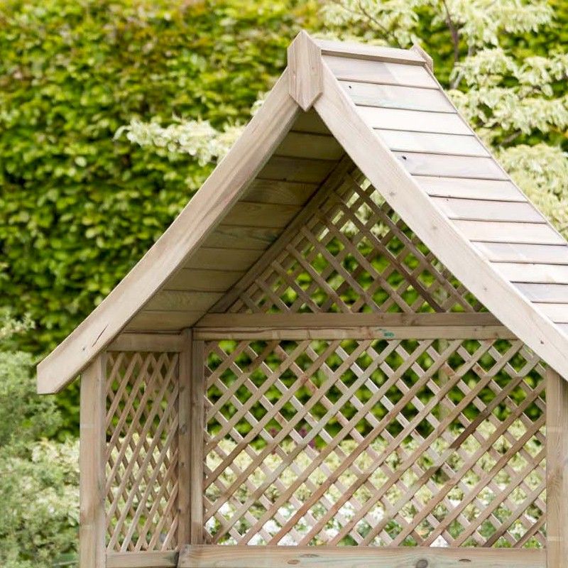 Zest Norfolk Arbour with Storage Box - One Garden
