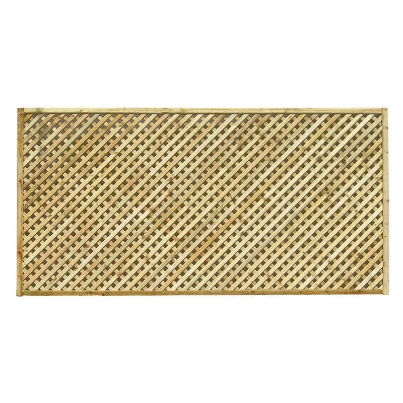 Zest Privacy Diamond Trellis 3ft x 6ft - 3 Pack - One Garden