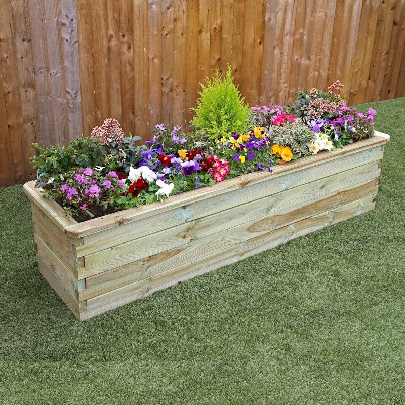 Zest Sleeper Raised Bed - Narrow - 45cm High - One Garden