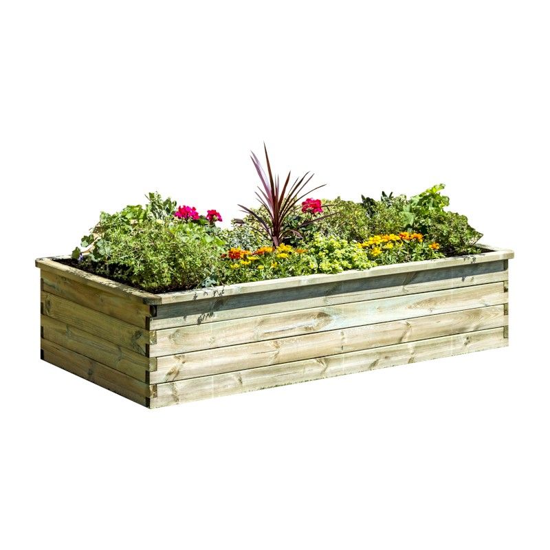 Zest Sleeper Raised Bed - Wide - 45cm High - One Garden
