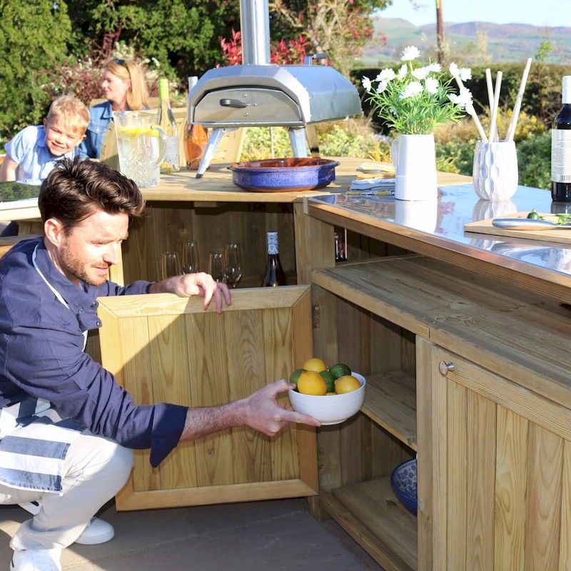 Zest Terraza Outdoor Kitchen Set - One Garden