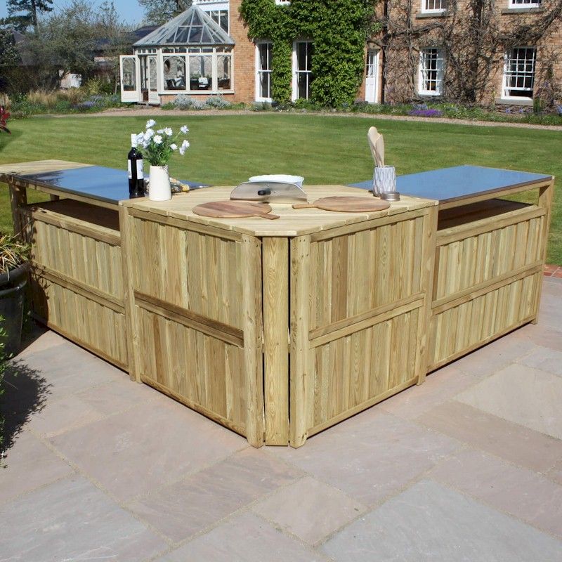 Zest Terraza Outdoor Kitchen Set - One Garden