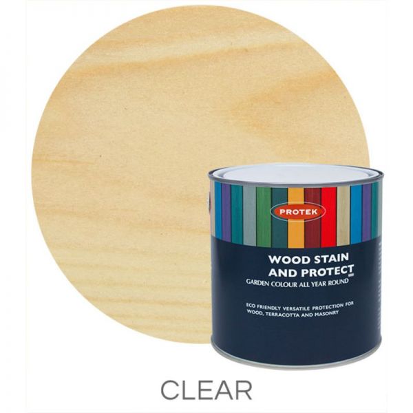 Protek Wood Stain & Protector - Clear Top Coat 5 Litre - One Garden