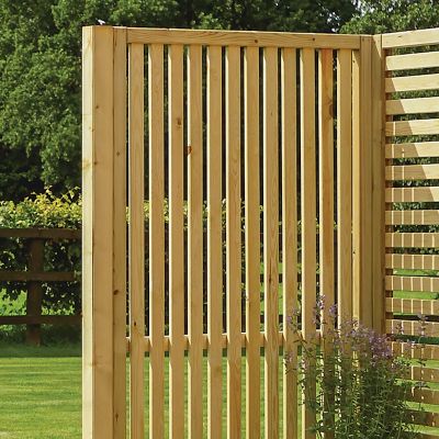 Rowlinson Garden Creations Vertical Slat Screen - 4 Pack - One Garden
