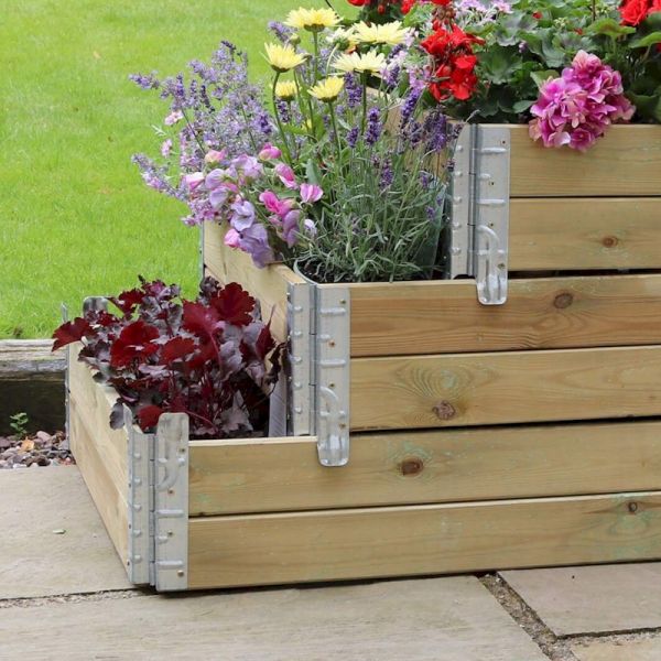 Zest 3 Tier Stackable Raised Bed - One Garden